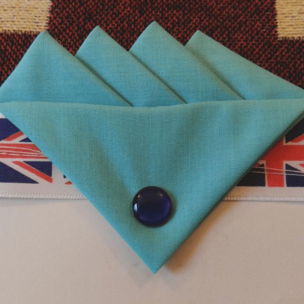 Plain Pocket Hankies | Sleek and Simple Mod/Skinhead Style, UK - Buy Now