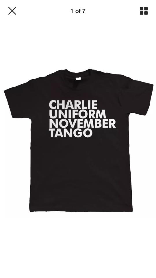 CHARLIE NOVEMBER T-SHIRT BLACK
