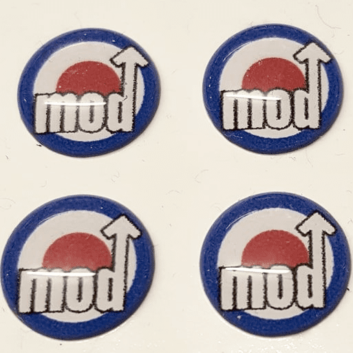 Mod Logo Target Hankie Pin 10mm